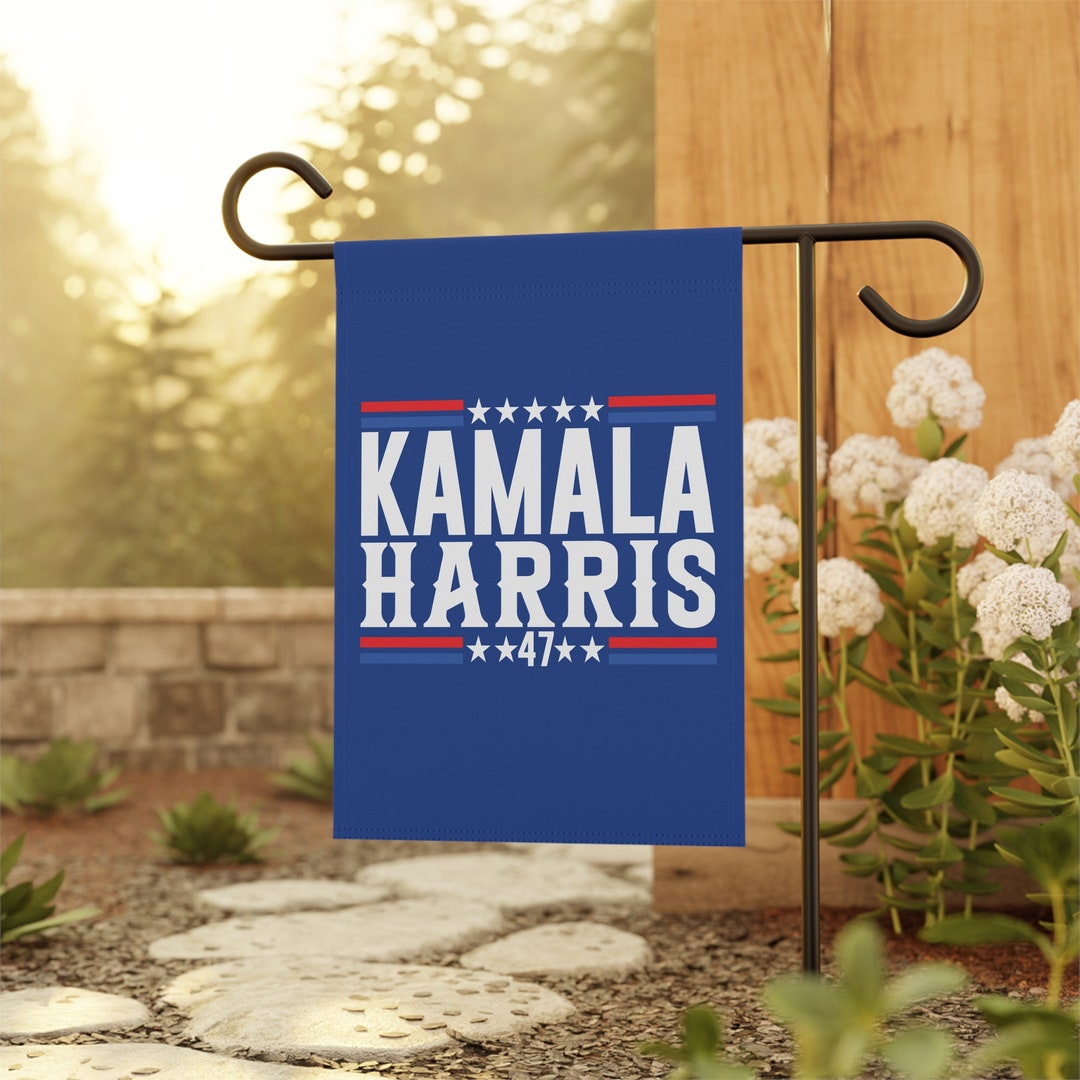 Patriotic Kamala Harris House Flag Election 2024 President Harris 2024 ...