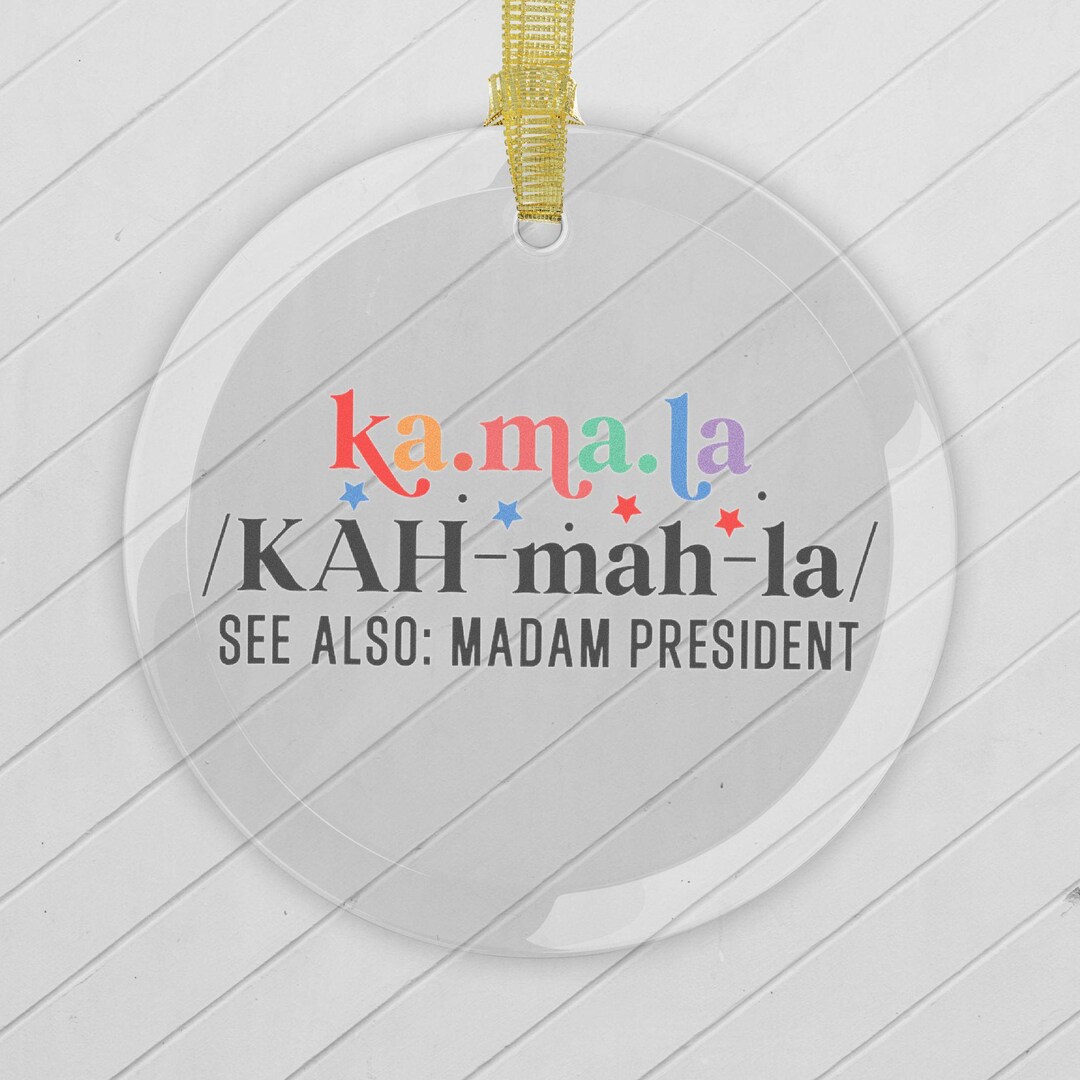 Kamala Ornament for Christmas Democrat Female Leader Gifts, Feminist ...