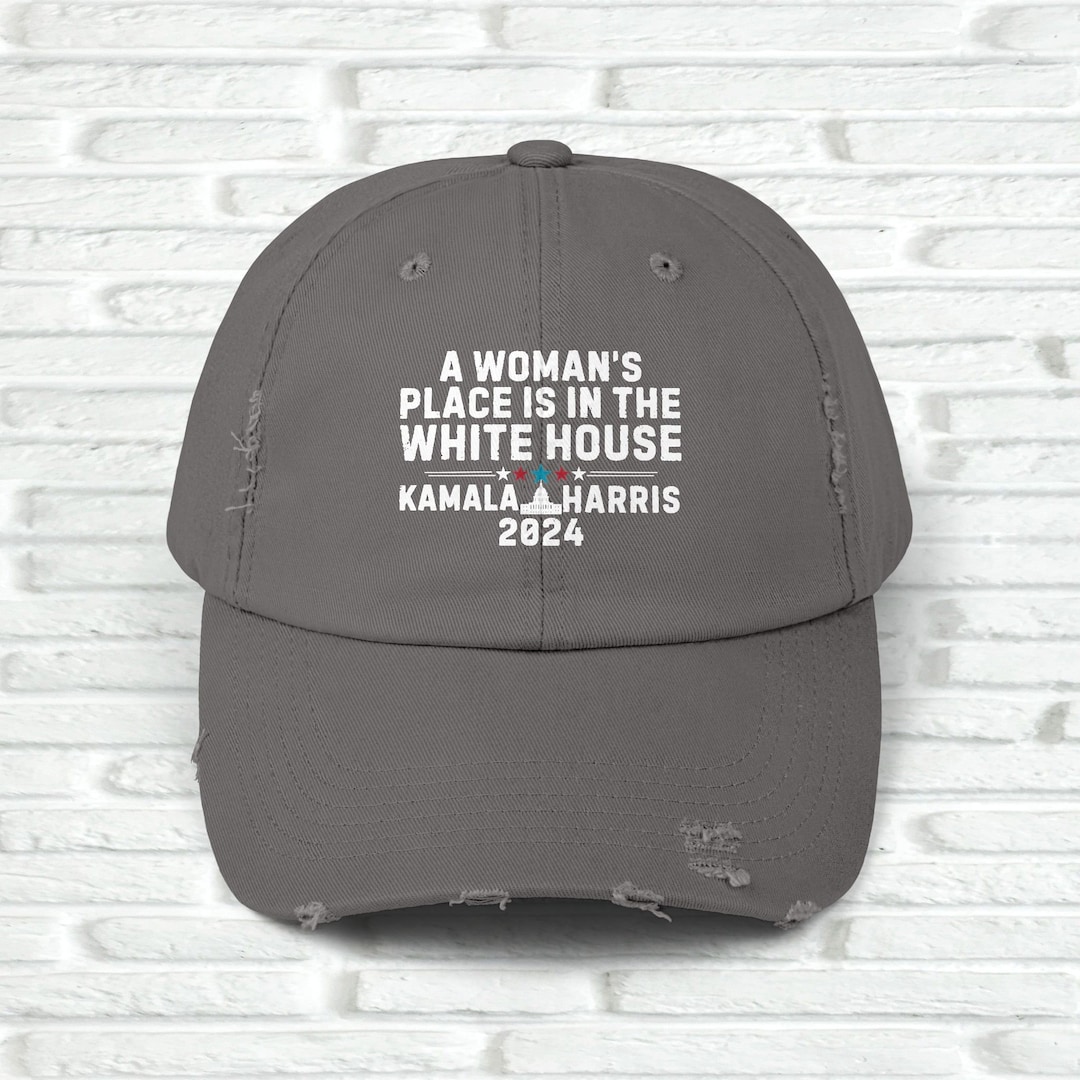 Kamala Harris Hat for Election 2024 Distressed President Harris 2024 ...