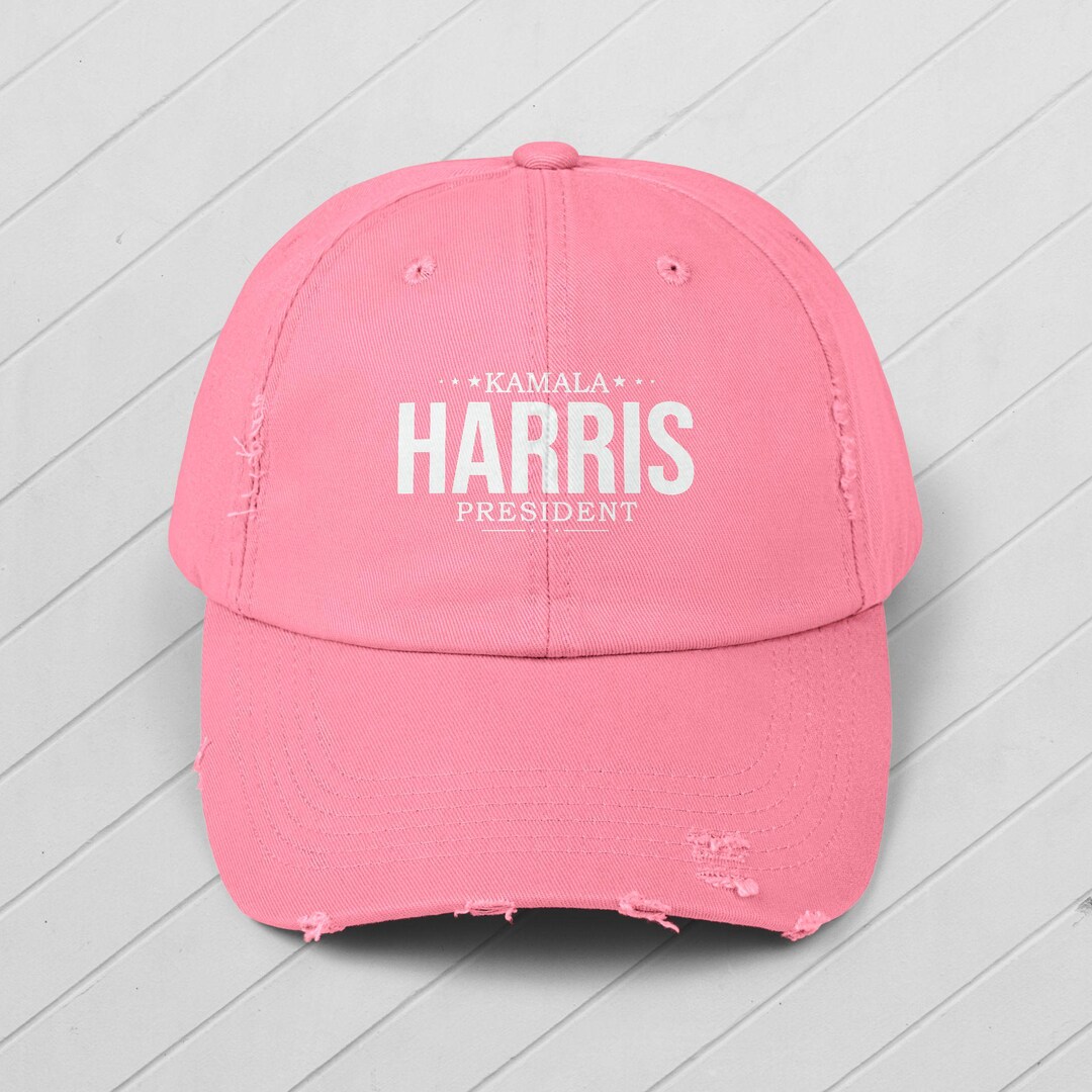Kamala Distressed Hat, Election 2024 Kamala Harris Democrat Feminist ...