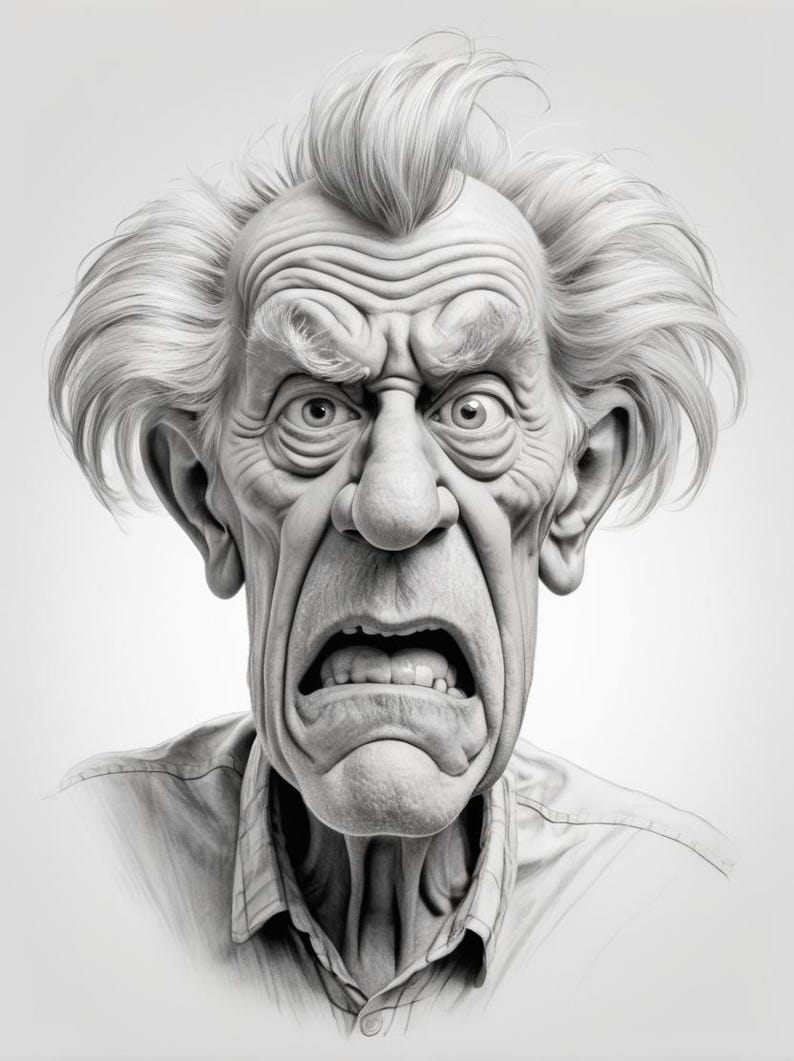 Crazy Grandpas, Funny Coloring Book, Christmas Stocking, Secret Santa ...