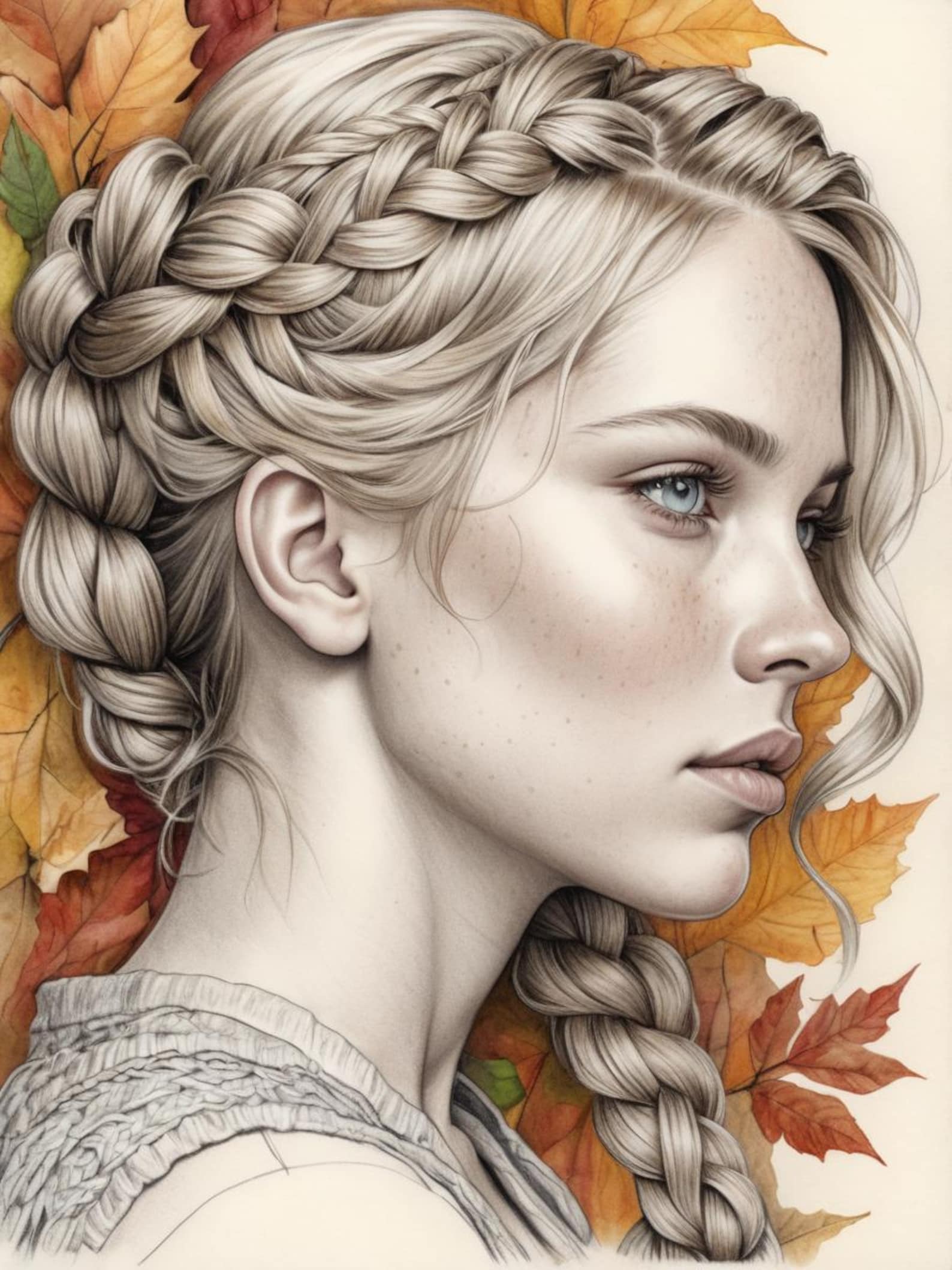 Beautiful Women, 50 Coloring Pages, Grayscale Coloring Book, Pretty ...