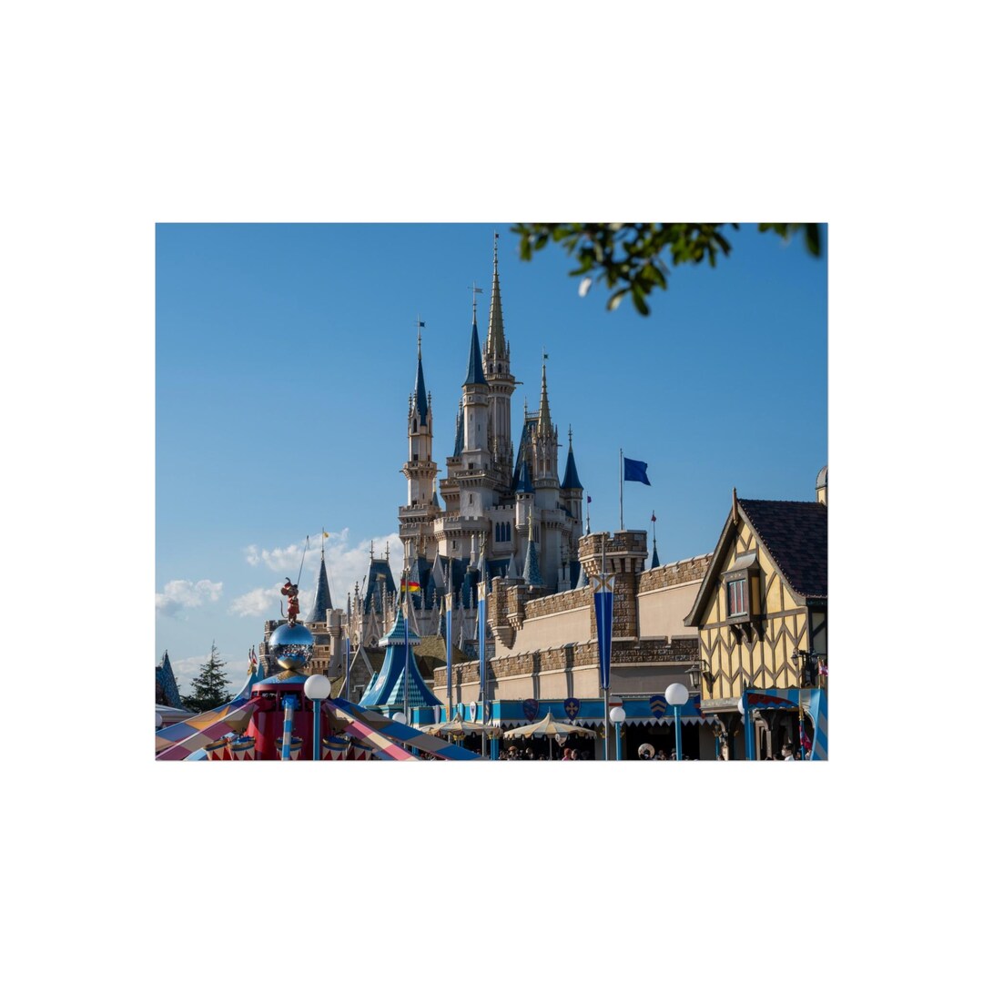 Photo Poster Tokyo Disney Castle, Japan - Etsy