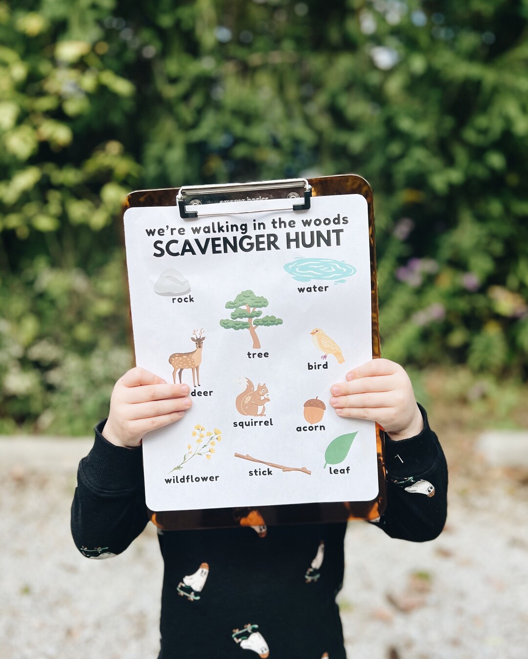 We're Going on a Walk Scavenger Hunt Pages - Etsy