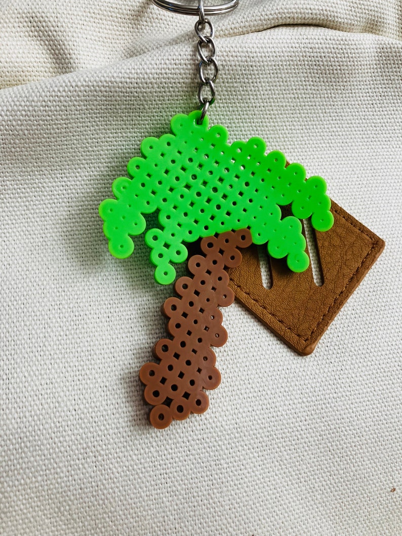 Pixel Palm Tree Keychain, Summer Vacation Charm - Etsy
