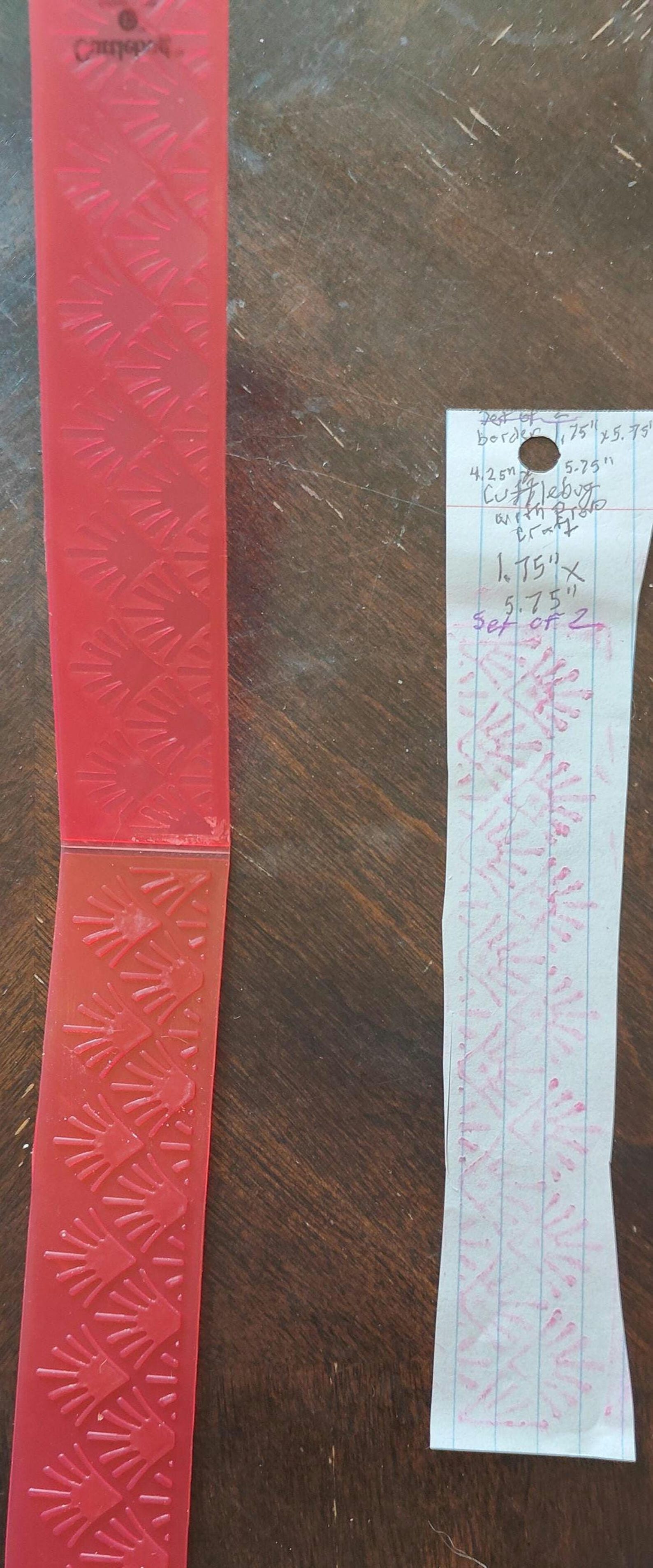 Palm Tree Embossing Folder by Cuttlebug With Provo Craft. A6 Size 4 1/4 ...