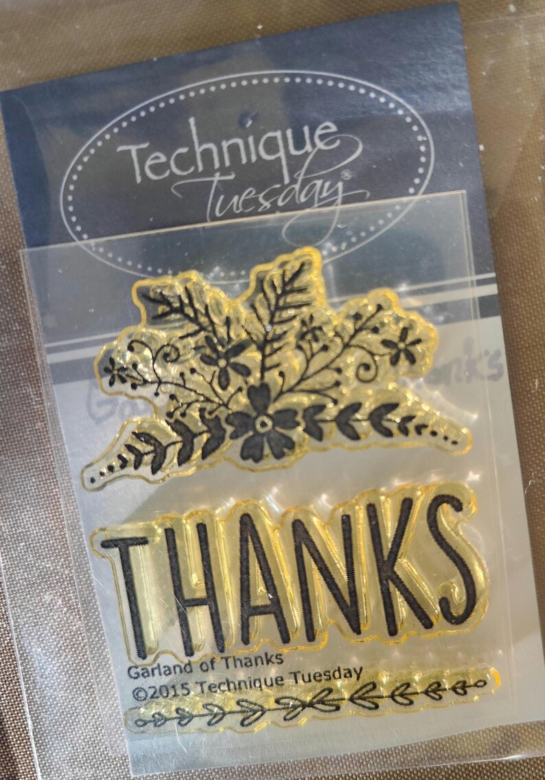 Garland of Thanks Stamp Set by Technique Tuesday - Etsy