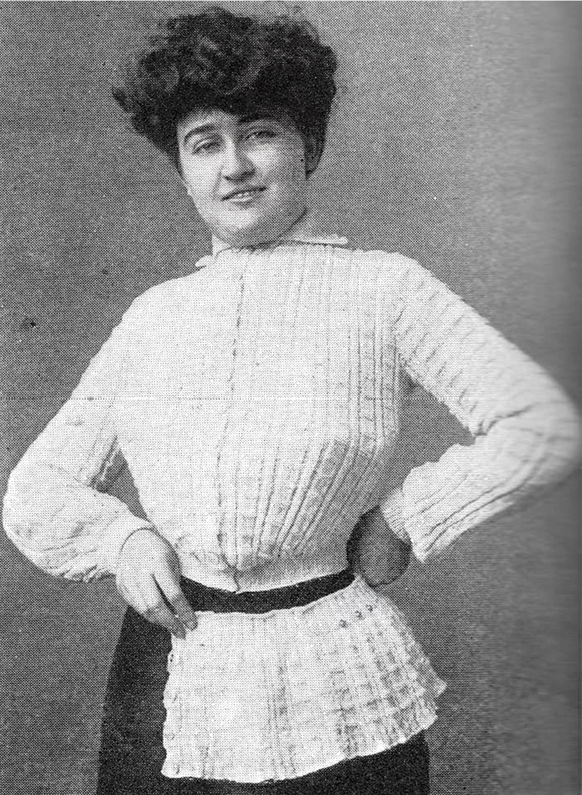 Edwardian Women's Sweater Knitting Pattern | 1900s Collared Peplum (PDF ...