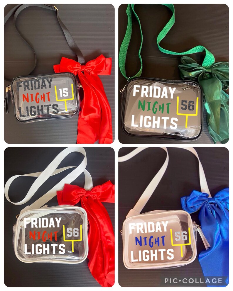 Custom Clear Stadium Bags Game Day - Etsy
