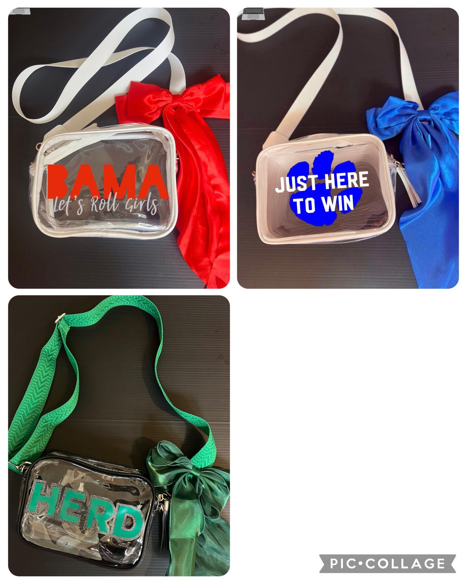 Custom Clear Stadium Bags Game Day - Etsy