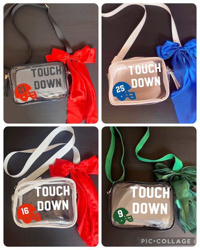 Custom Clear Stadium Bags Game Day - Etsy