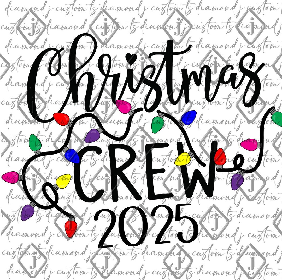 Christmas Crew 2025, Christmas Group PNG, Family Christmas, Matching ...