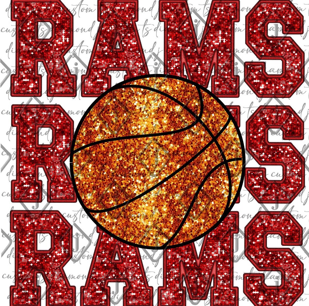 Sequin Basketball, Sequin Mascot, Personalized Basketball, Custom ...
