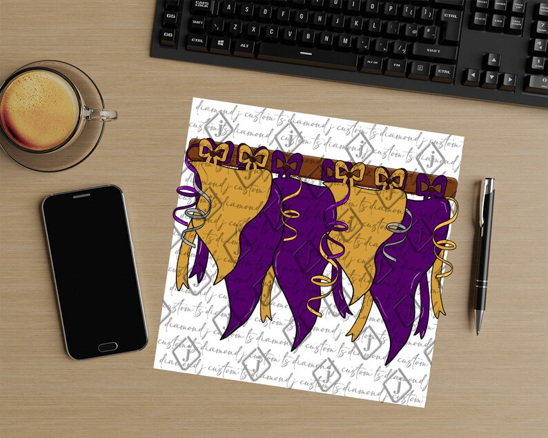 Pennant Banner PNG, Purple & Gold, Homecoming Pennant, School Spirit ...