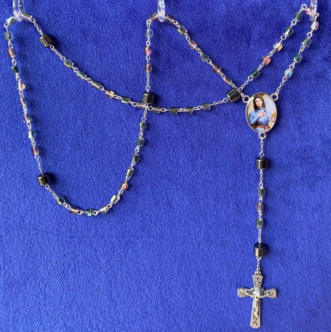 St. Joan of Arc Rosary - Etsy