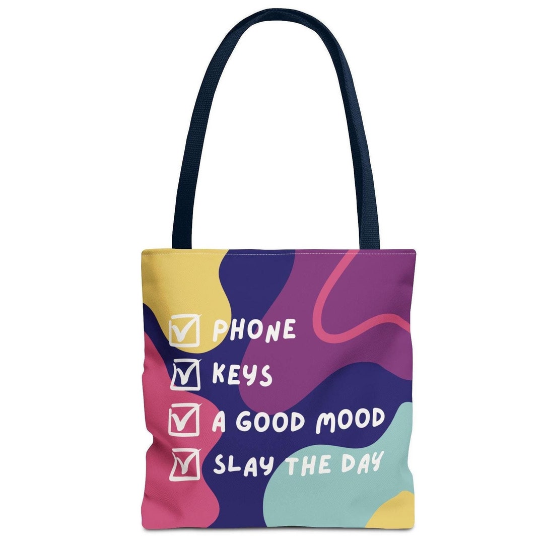 Self Love Bag, Self Care Bag, Motivational Tote Bag, Slay the Day ...