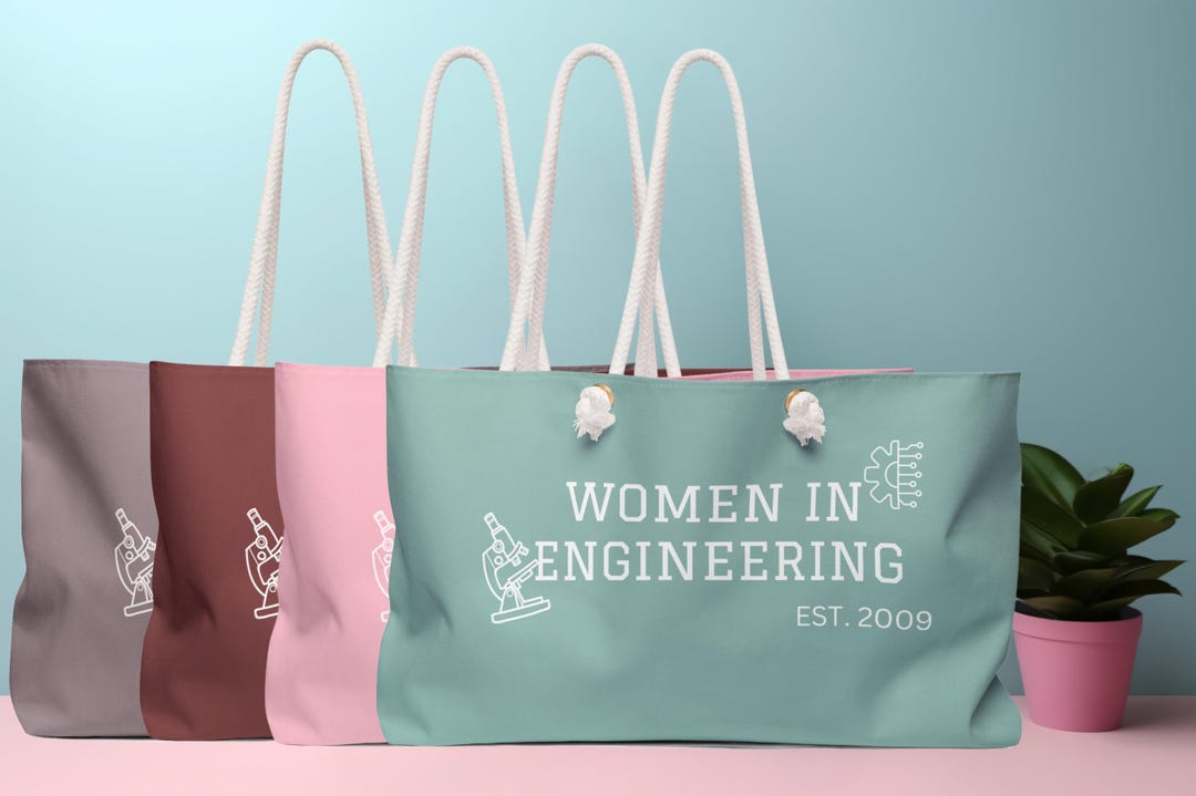 Women in Engineering Custom Bag,bag for Female Engineers, Bag for ...