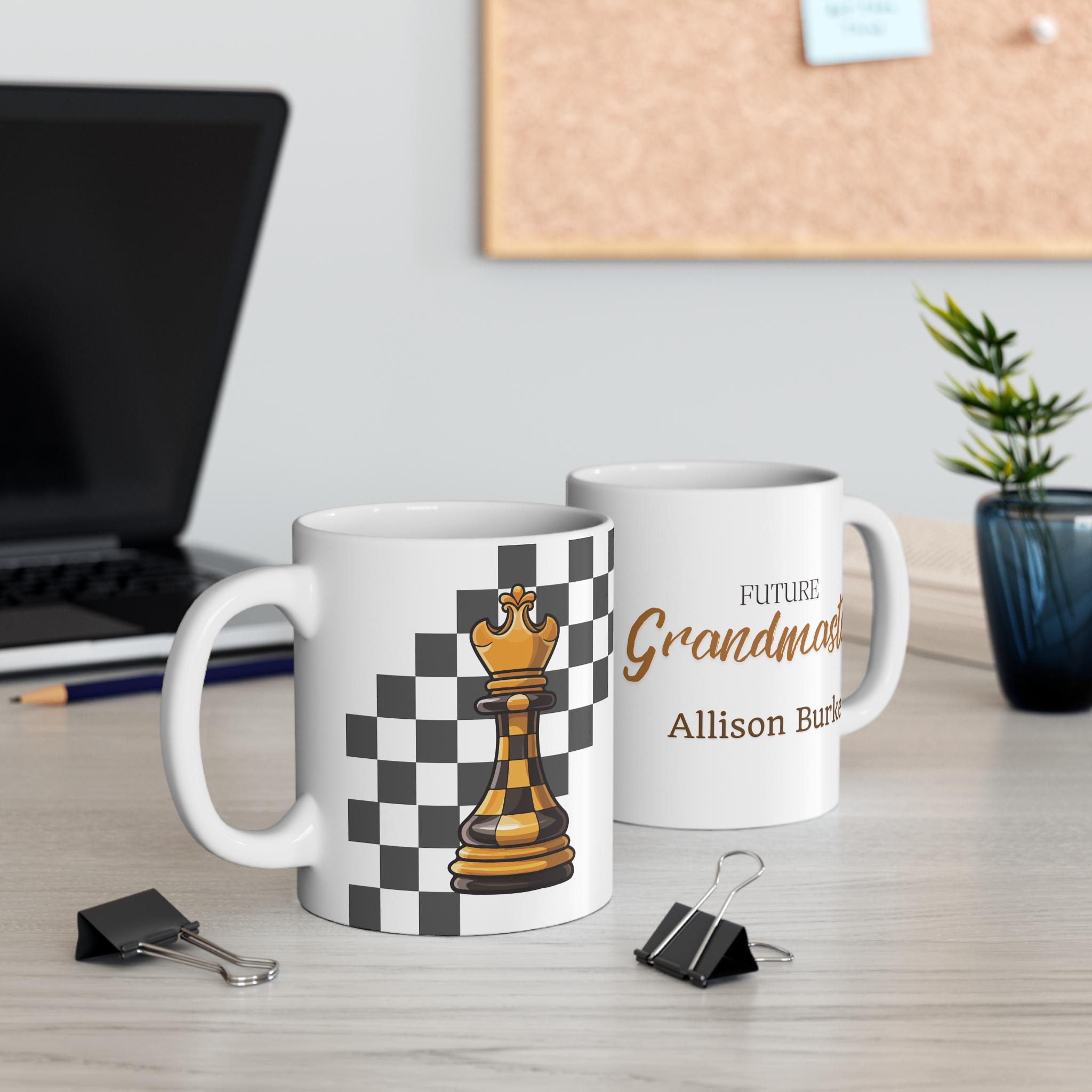 Custom Chess Mug, Chess Lover Gift, Custom Name Future Chess ...