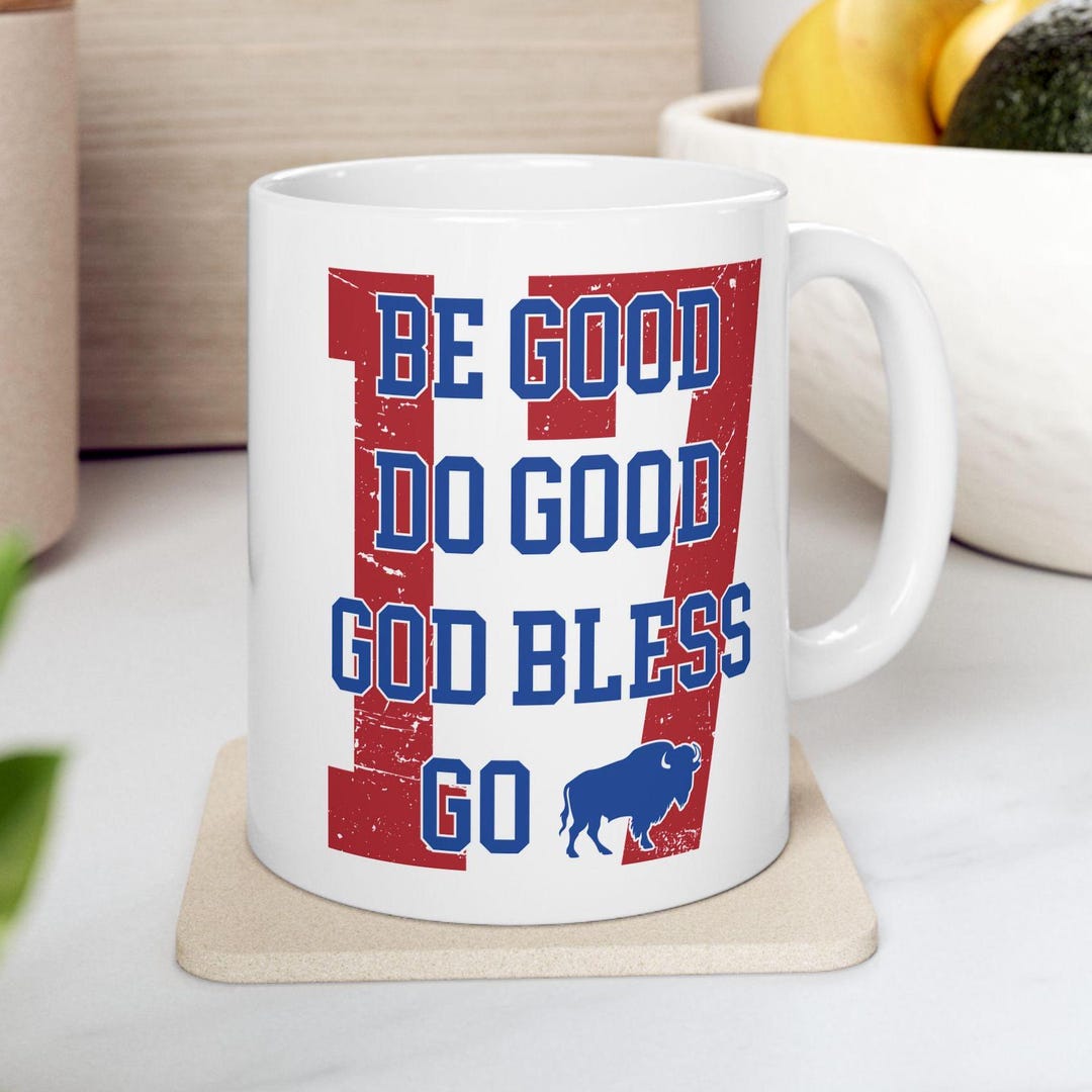 Josh Allen 17 MVP Mug/insulated Mug, Be Good, Do Good, God Bless, Go ...