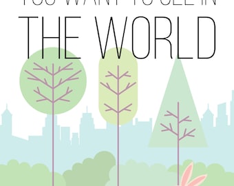 Printable Motivational Woodland Theme Classroom Posters, Instant ...