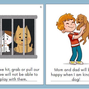 I Can Be Kind to Pets Social Story - Etsy