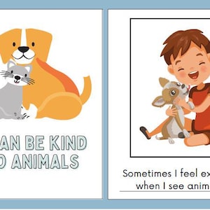 I Can Be Kind to Pets Social Story - Etsy