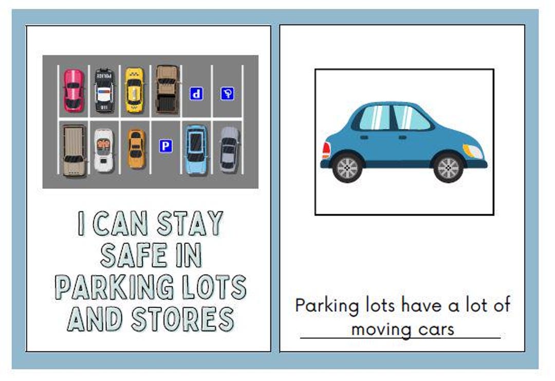 Parking Lot and Store Safety Visual - Etsy