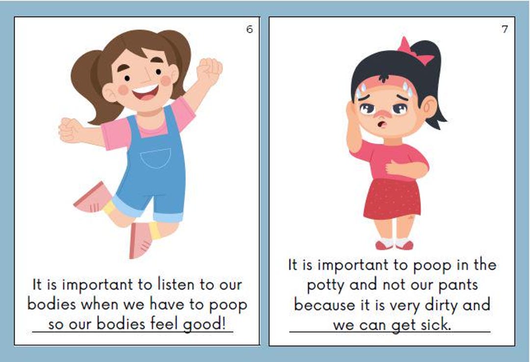 I Can Poop on the Potty (girl) - Etsy