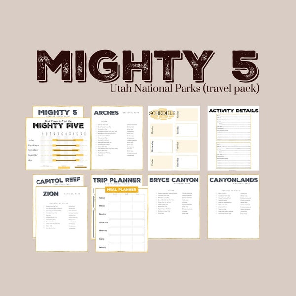 Utah National Parks - Etsy