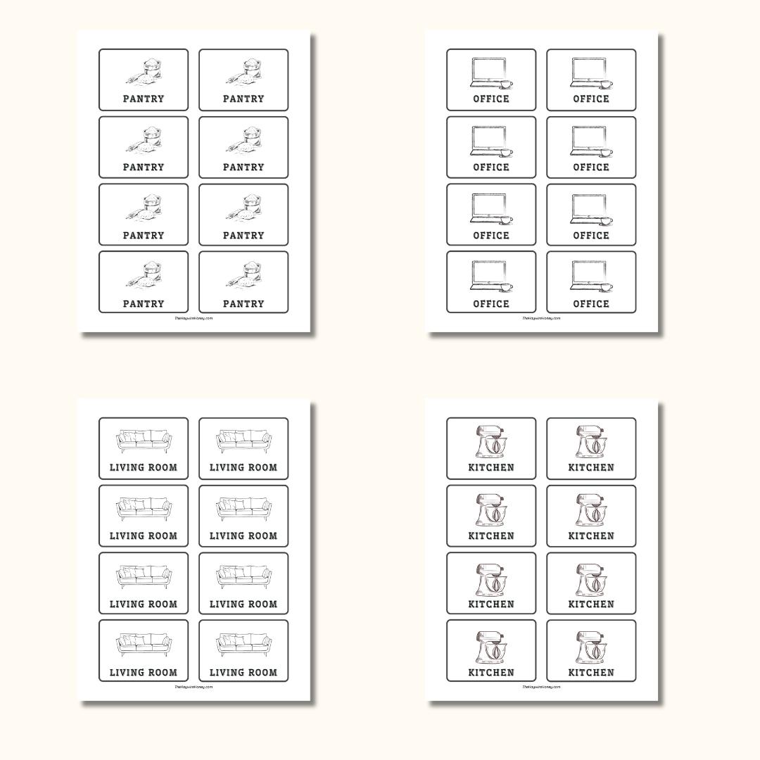 Moving Packet // Printable and Fillable Checklists - Etsy