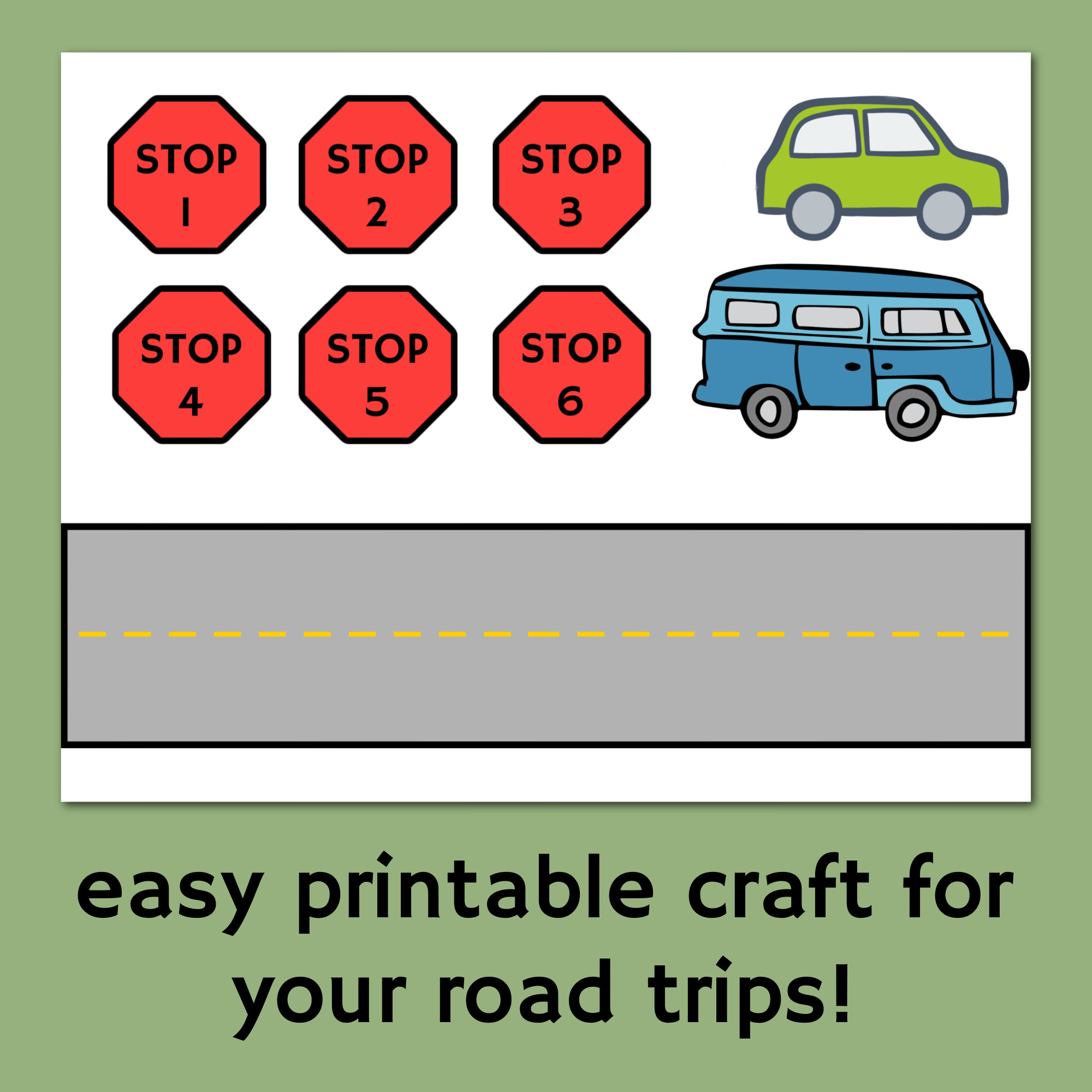 Road Trip Progress Activity // Printable - Etsy