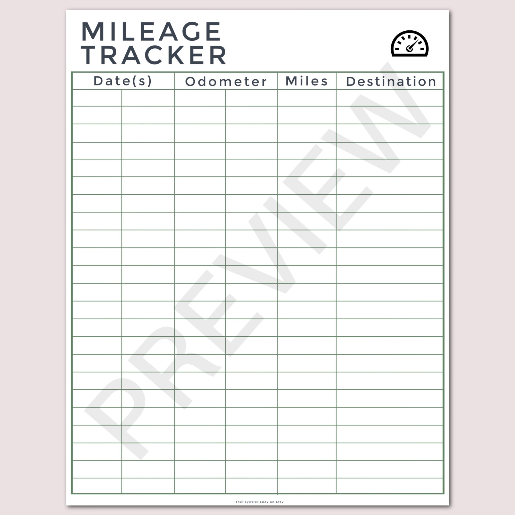 RV Maintenance Tracking Pack // Printable Planner Pages, DIGITAL PDF ...