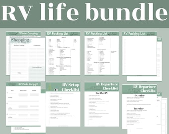 RV Trip & RV Life Worksheets fillable / Editable // Rv Living ...