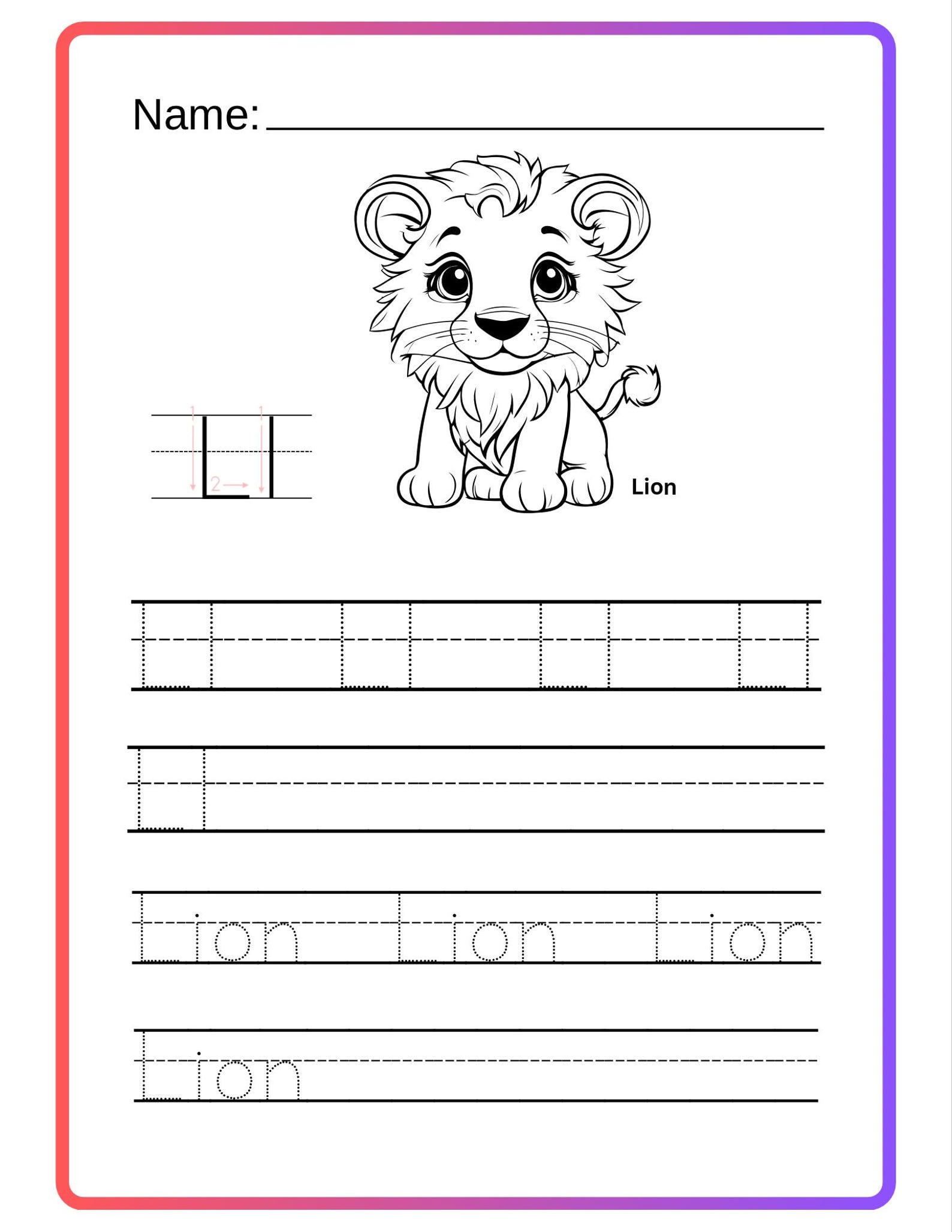 Tracing 26 Alphabet Letters Booklet L Tracing Worksheets L Coloring ...