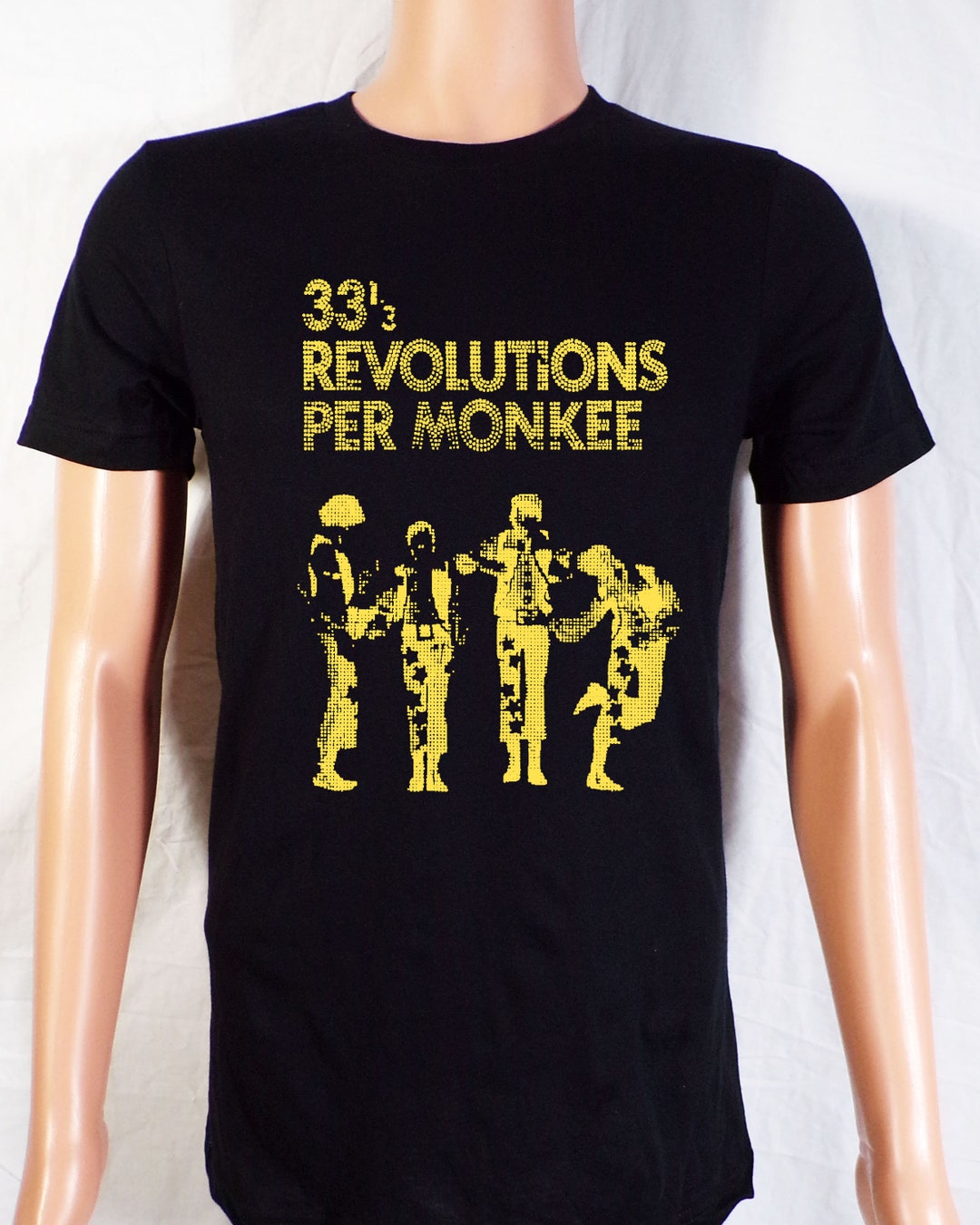 Monkees 33 1/3 Revolutions Concert Tee, Black Cotton - Etsy