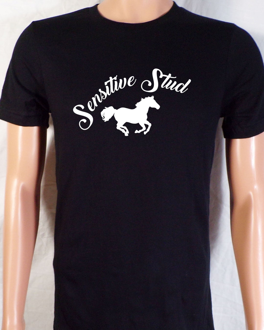 Sensitive Stud Humor Tee Black Bella Canvas or Gildan Soft Style Shirt ...