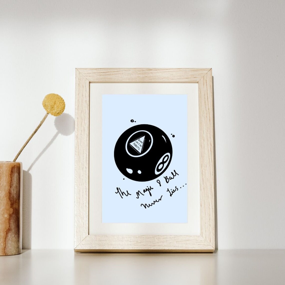 Magic 8ball Digital Artwork Print - Etsy