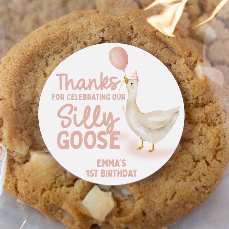 Silly Goose Favors Stickers - Etsy