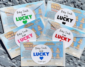 Baby Shower Lottery Ticket Favors - Lotto Favors, Baby Shower Favors ...