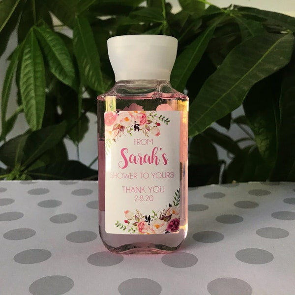 Shower Gel Label - Etsy