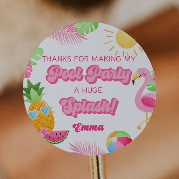 Pool Party Favor - Etsy