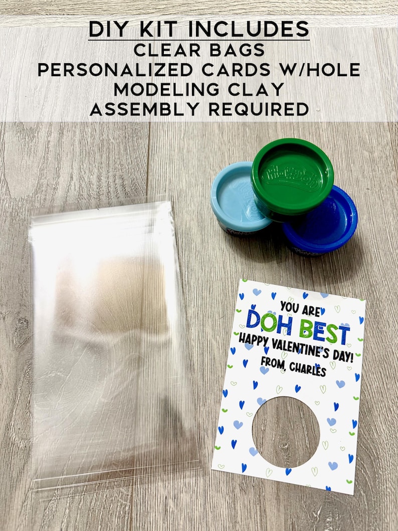 Valentine Mini Dough Favors – You Are Doh Best Classroom Valentines ...