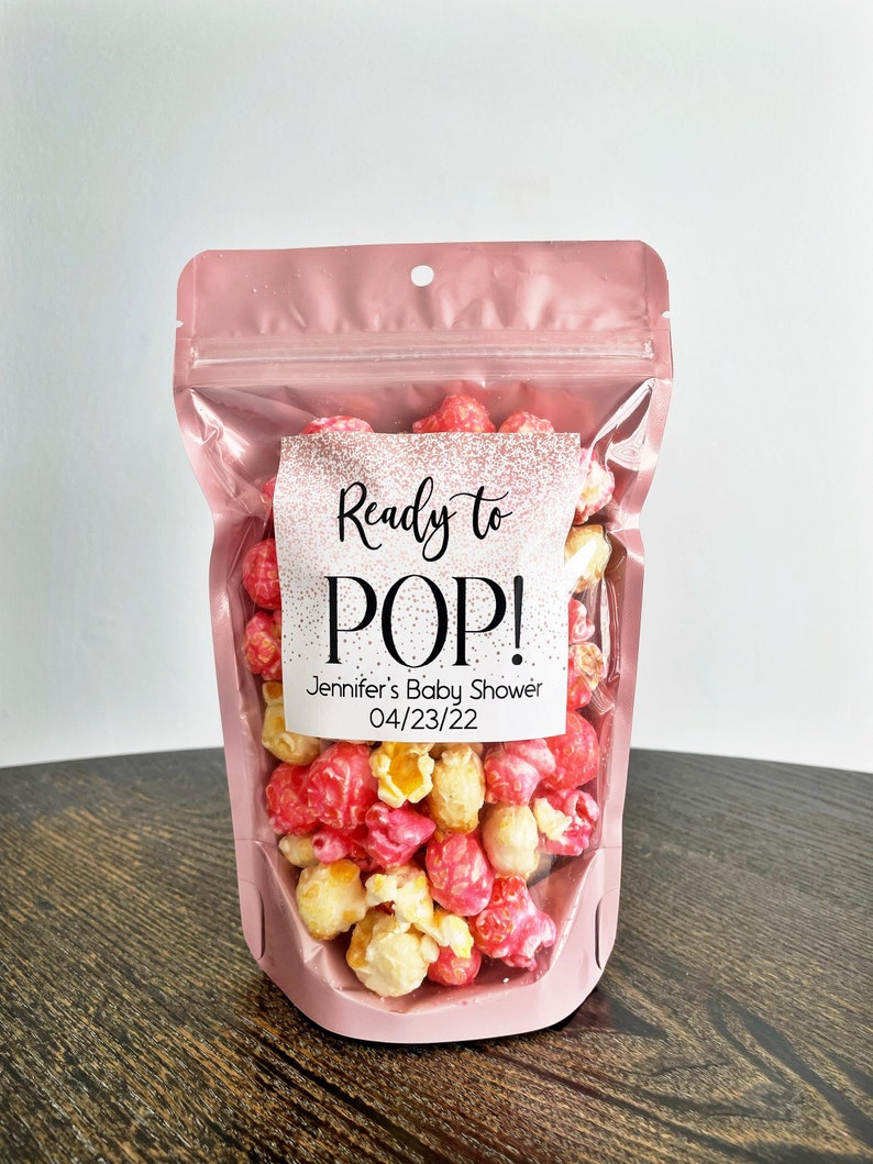 Ready to Pop Baby Shower Treat Bags Popcorn Favor Bags About - Etsy