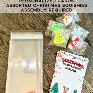 School Christmas Squishy Toy Party Favors, Holiday Class Party Favor ...