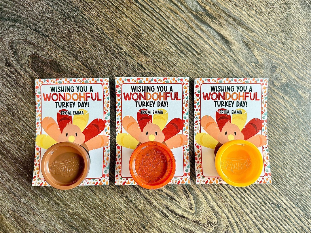 Thanksgiving Party Favor, Class Party Favor, Fall Celebration Play Mold ...