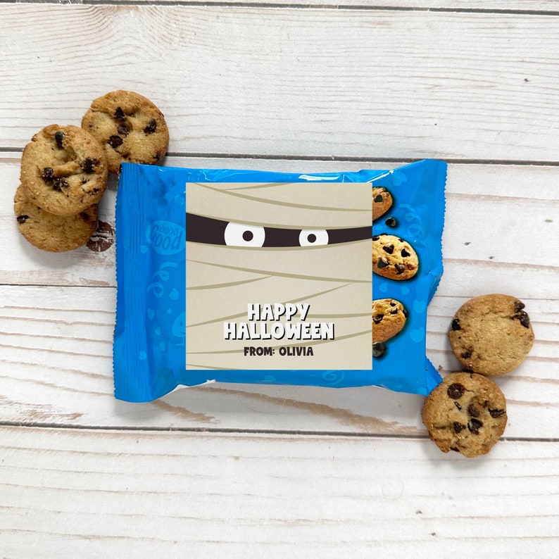 Personalized Halloween Treat Stickers, Party Favors, Labels (set of 12 ...