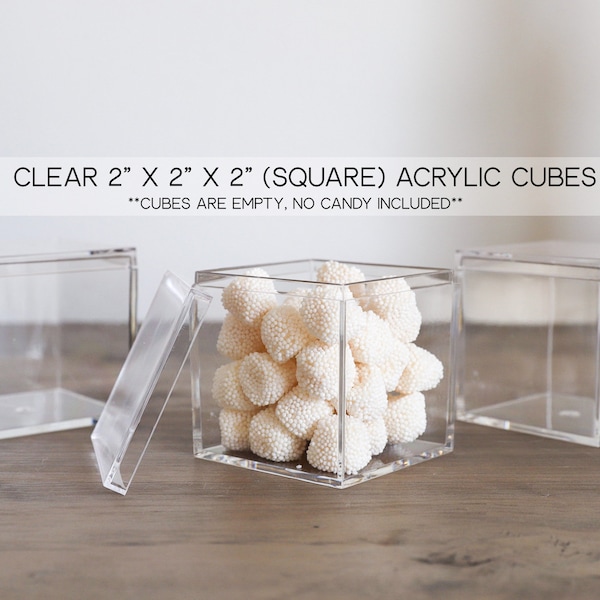 Acrylic Cubes Boxes - Etsy