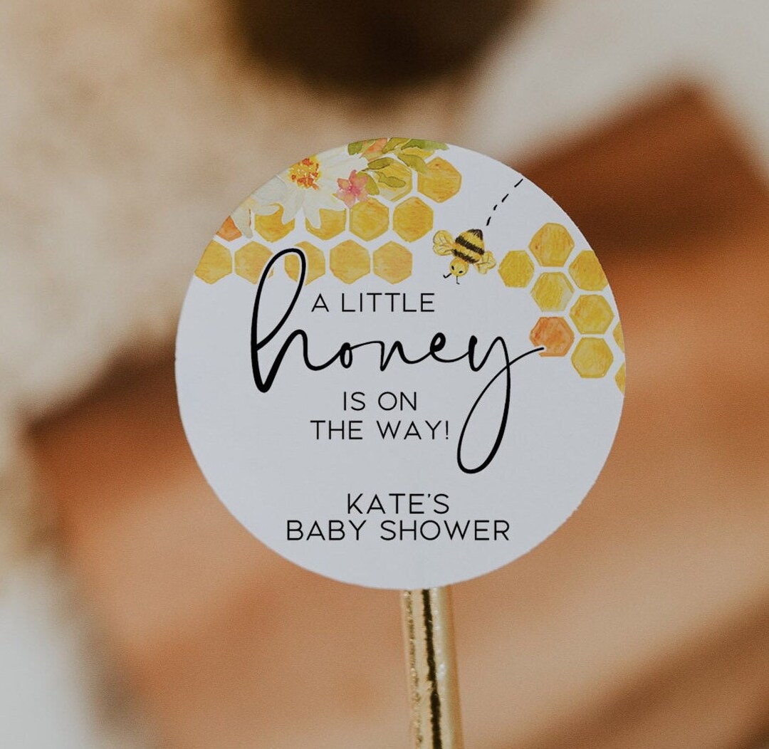 Honey Bee Baby Shower Favor Labels: Sweet Bee Stickers - Etsy
