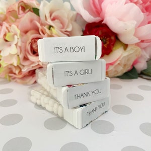 Elephant Baby Shower Tic Tac Label Favors, Baby Shower Favor, Elephant ...
