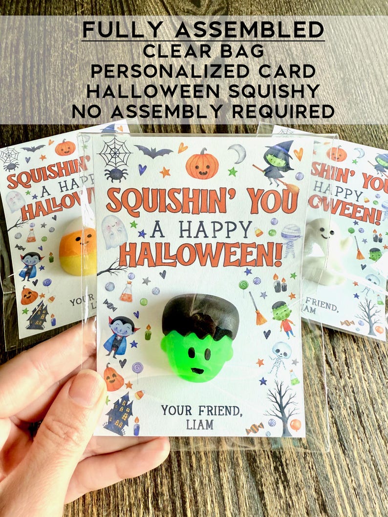 Halloween Squishy Toy Favors for Kids – Squishing You a Happy Halloween ...